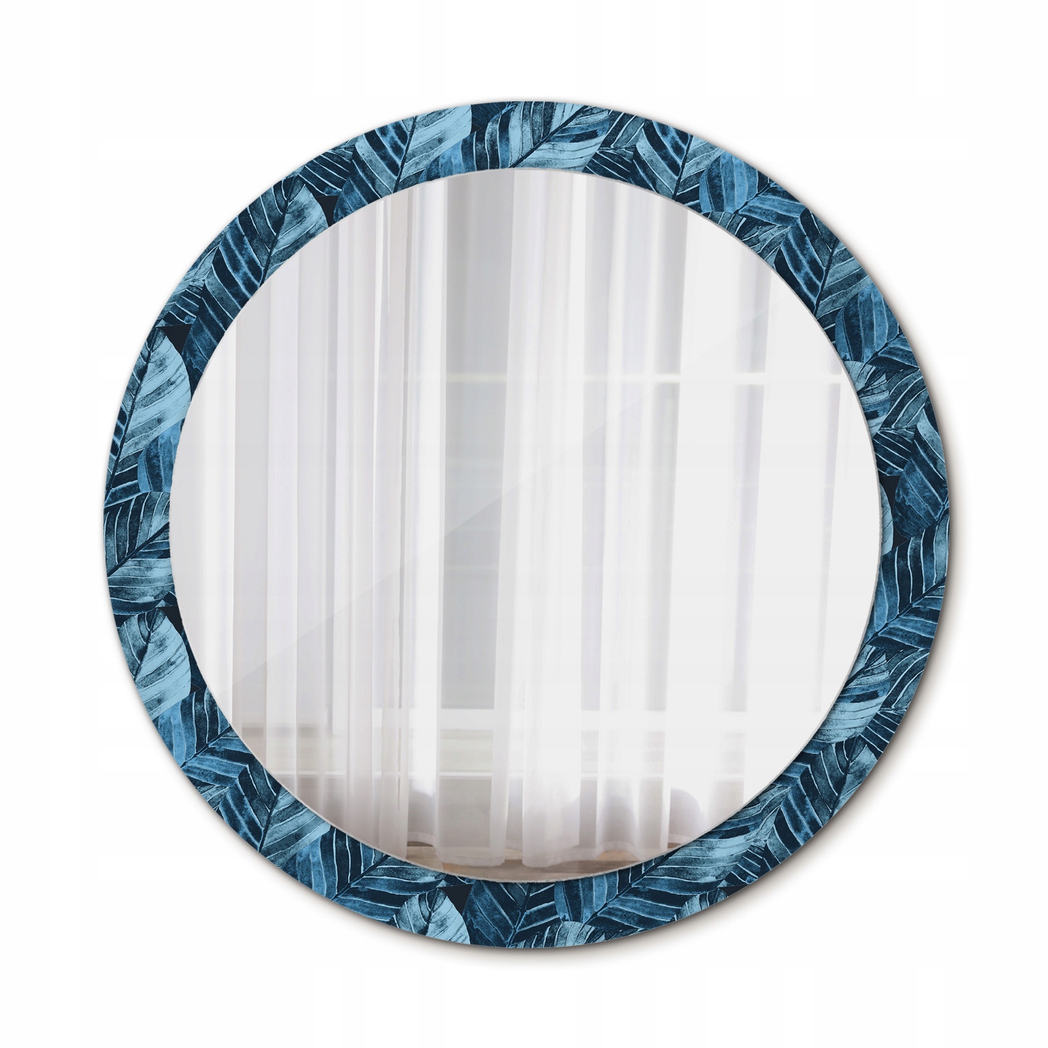 Ścienne Lustro Rama Glamour Liście Dżungli 90cm (4066864793171) • Cena ...