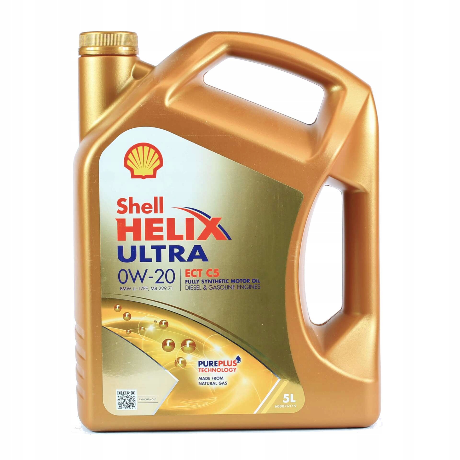 OLEJ SHELL HELIX ULTRA ECT C5 0W20 5L 550056346 za 225 zł z Szczucin ...