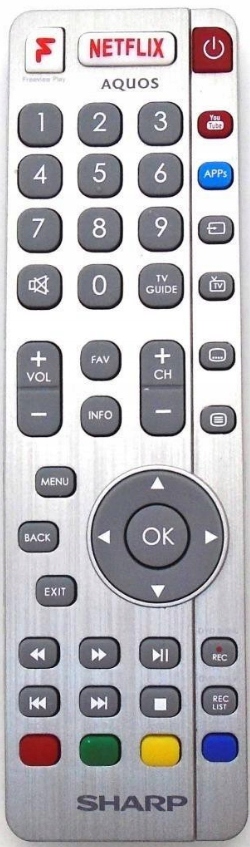 Pilot do TV Sharp Aquos wersja radiowa+Netflix - Sklep, Opinie, Cena w ...