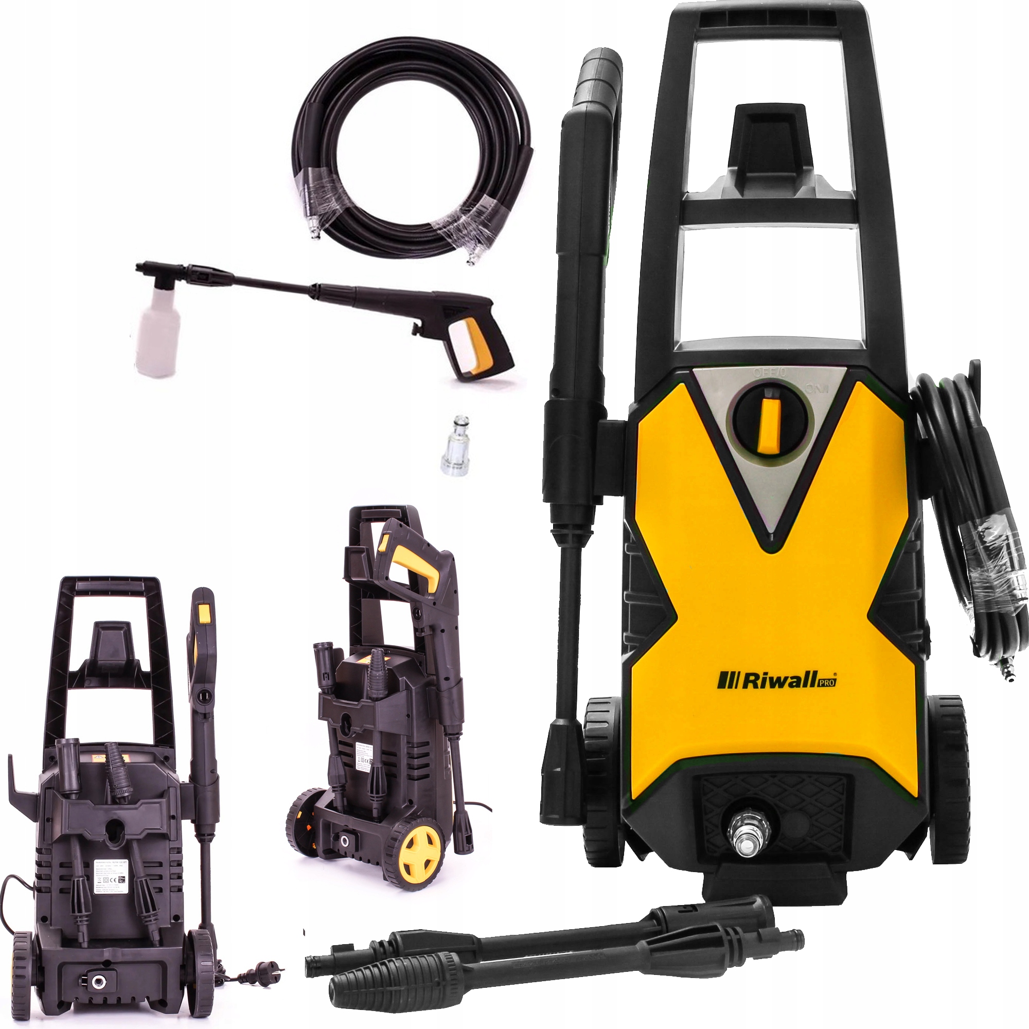 Myjka ciśnieniowa Riwall 120 bar 1500 W (5907080481673) • Cena, Opinie 17626630301 • Allegro