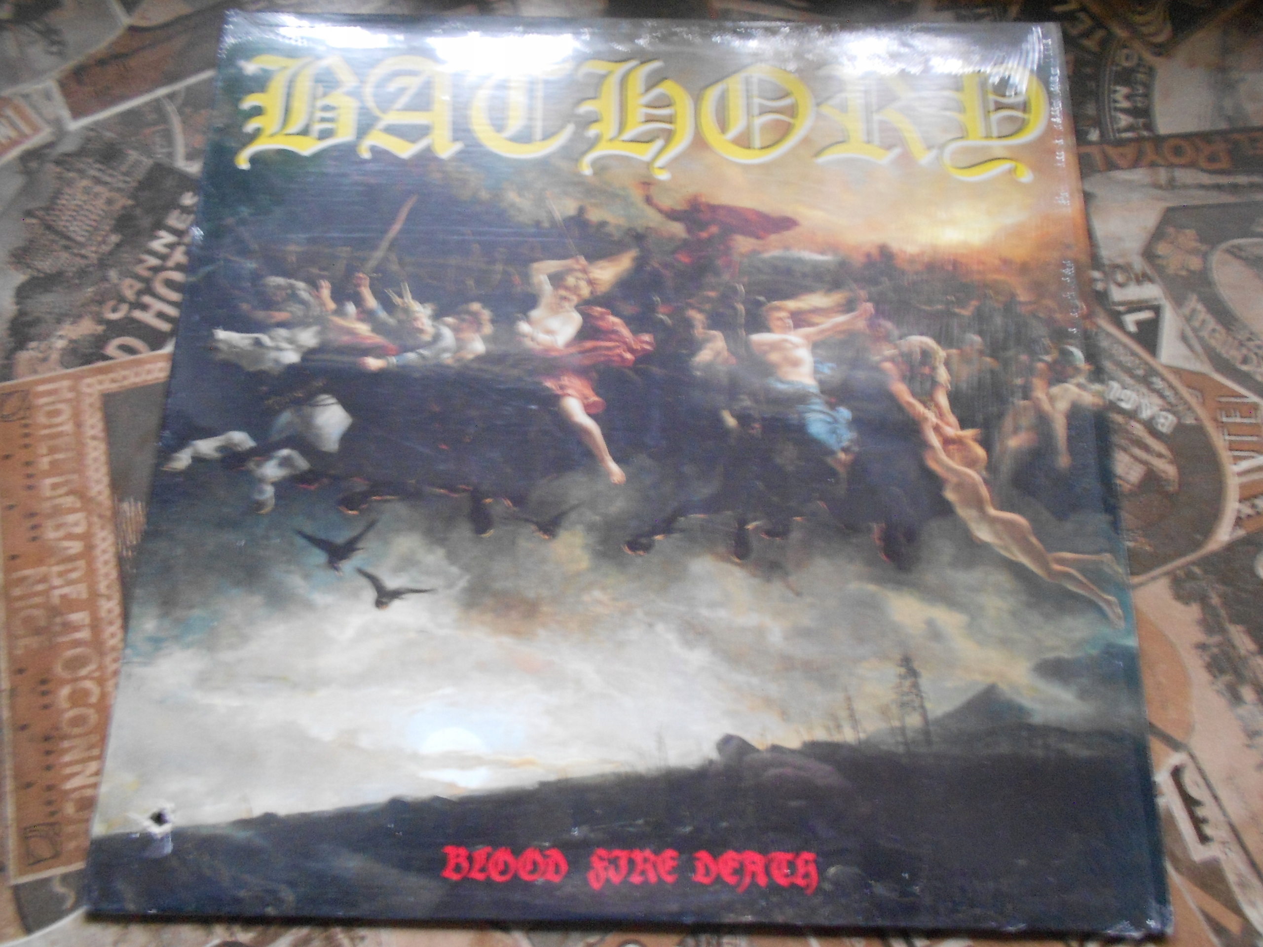 BATHORY BLOOD FIRE DEATH 1990 1PRESS USA NM. 17060723629 - Sklepy ...