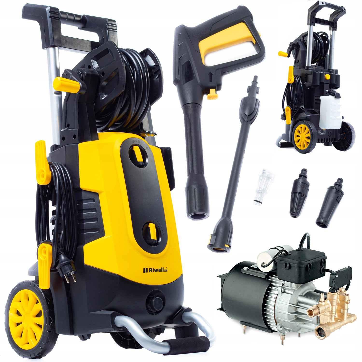 MYJKA CIŚNIENIOWA KOX RIWALL INDUKCJA L8 METALOWA POMPA MOCNA 10M MYJNIA (5907080484544) • Cena ...