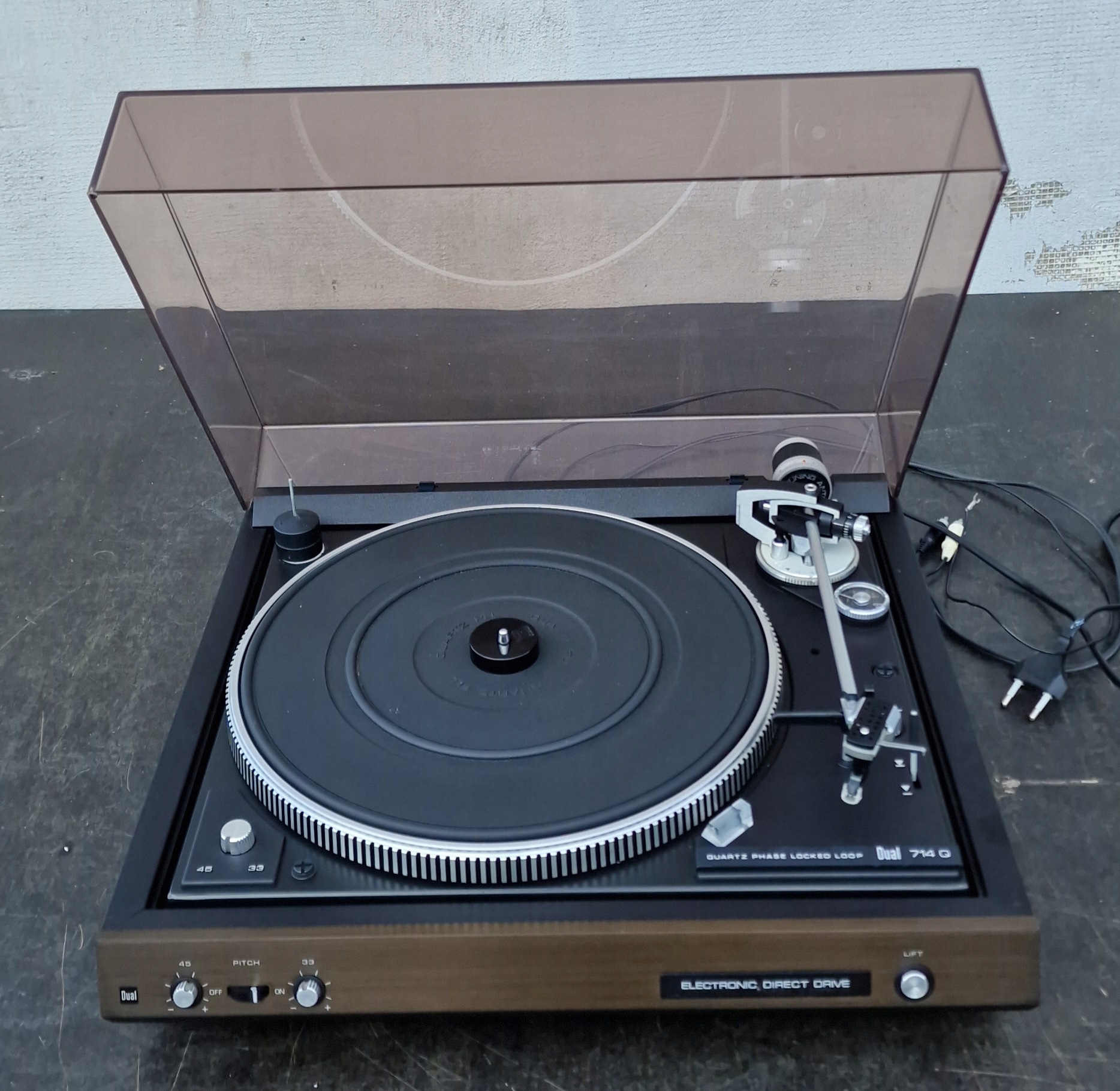 Gramofon Dual CS 714Q czarny • Cena, Opinie - Allegro