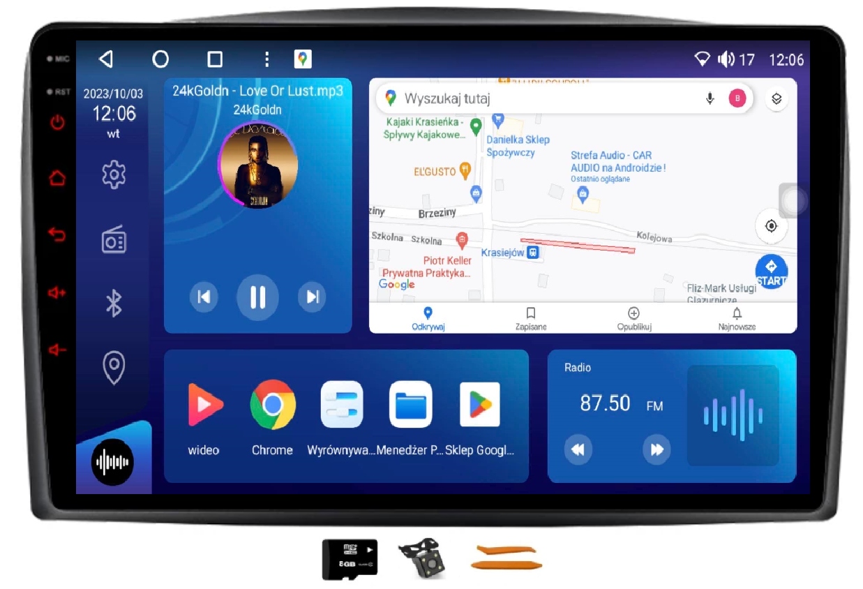 RADIO ANDROID NAWIGACJA IPS CARPLAY GPS MERCEDES VITO W447 14-23 ...