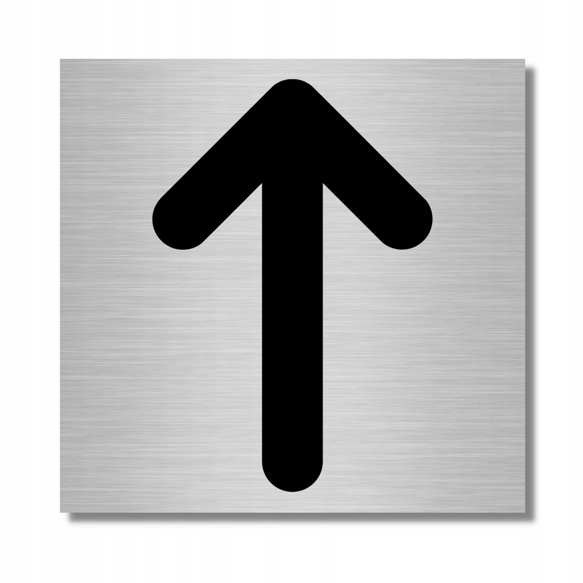 TABLICZKA 10X10CM STRZAŁKA DO GÓRY PIKTOGRAM ZNAK KIERUNEK PRAWO LEWO ...