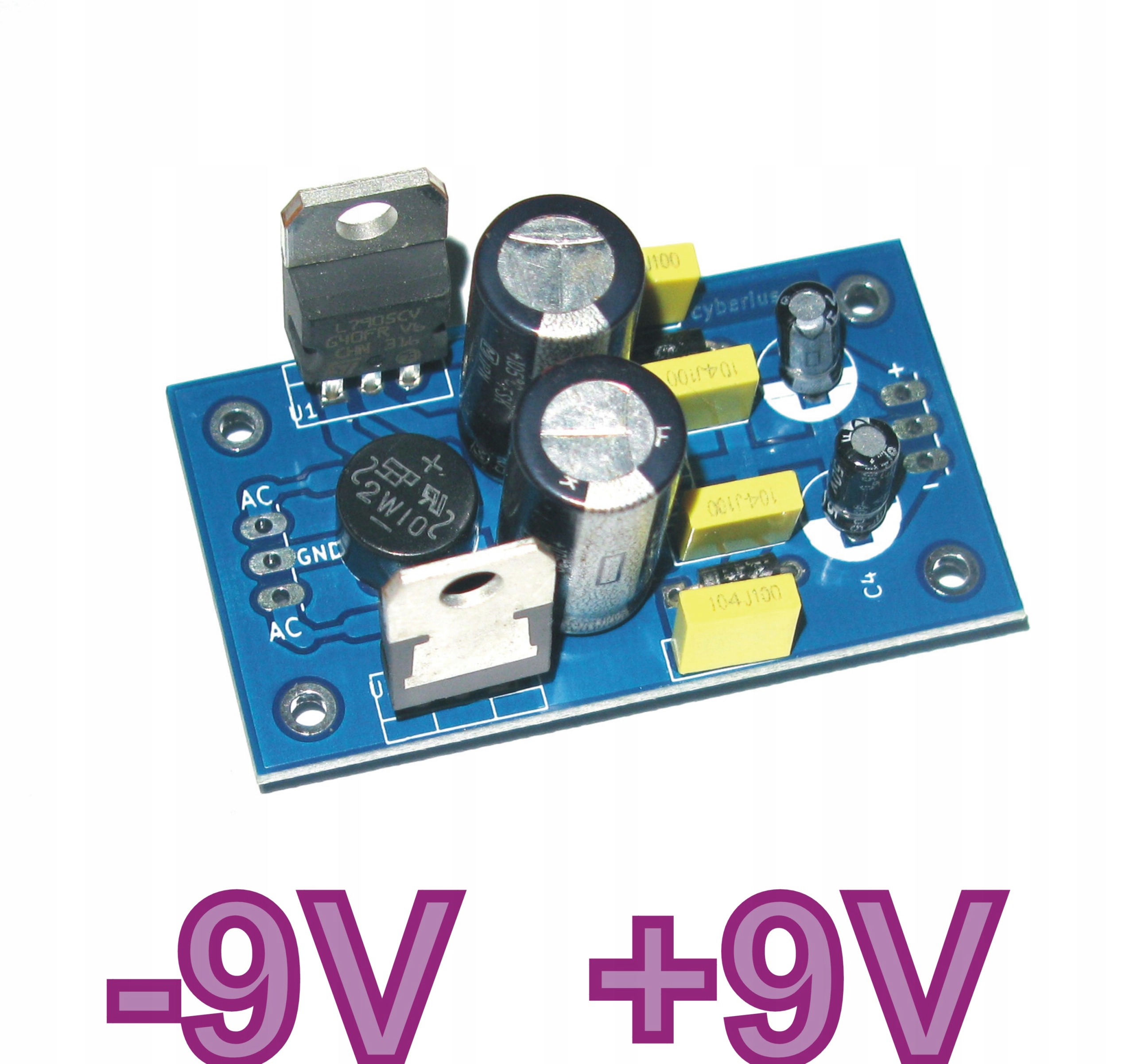 ZASILACZ SYMETRYCZNY dwu napięciowy DIY, -9V i +9V - Sklep, Opinie, Cena w Allegro