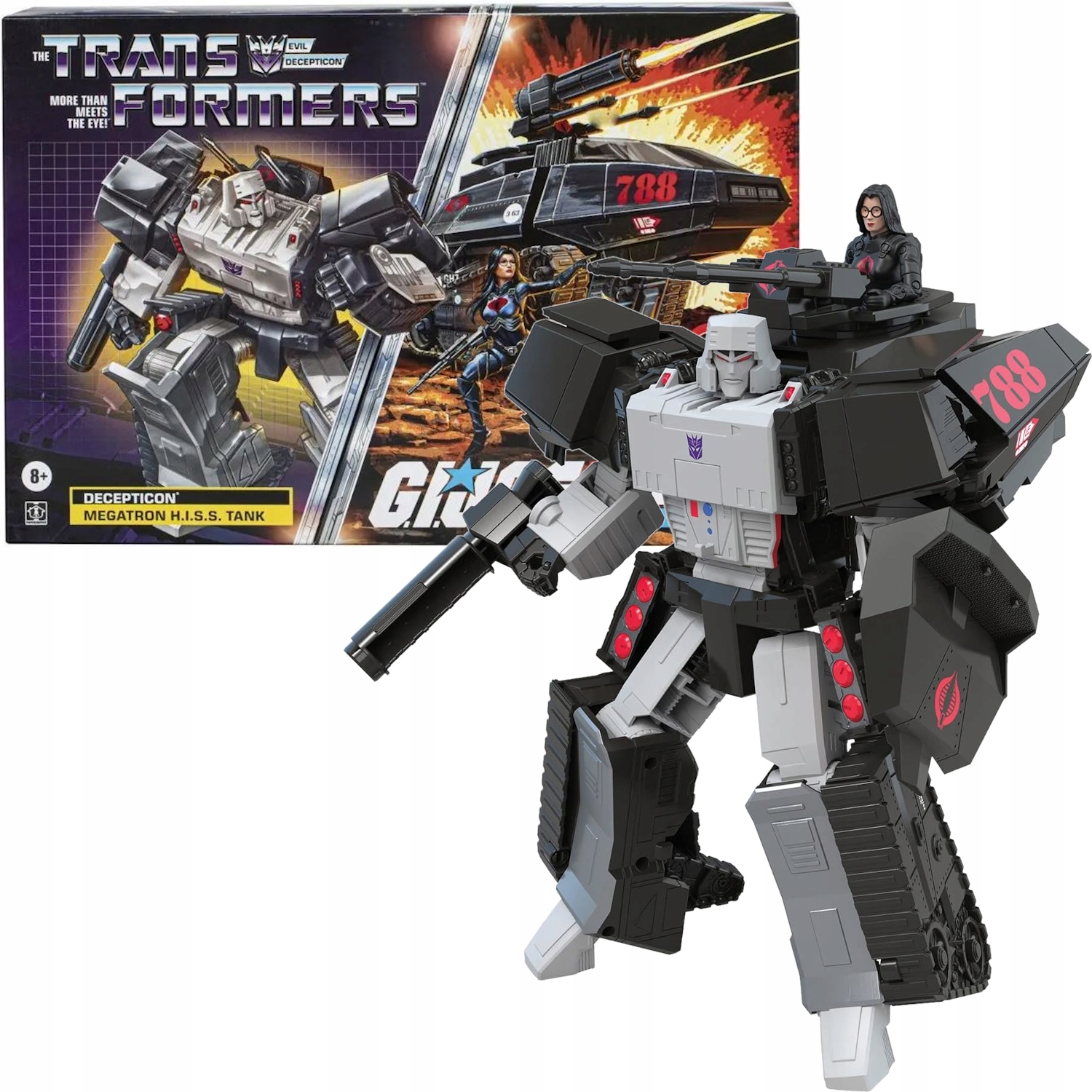 G.I. JOE X TRANSFORMERS - BARONESS + DECEPTICON MEGATRON H.I.S.S. TANK ...