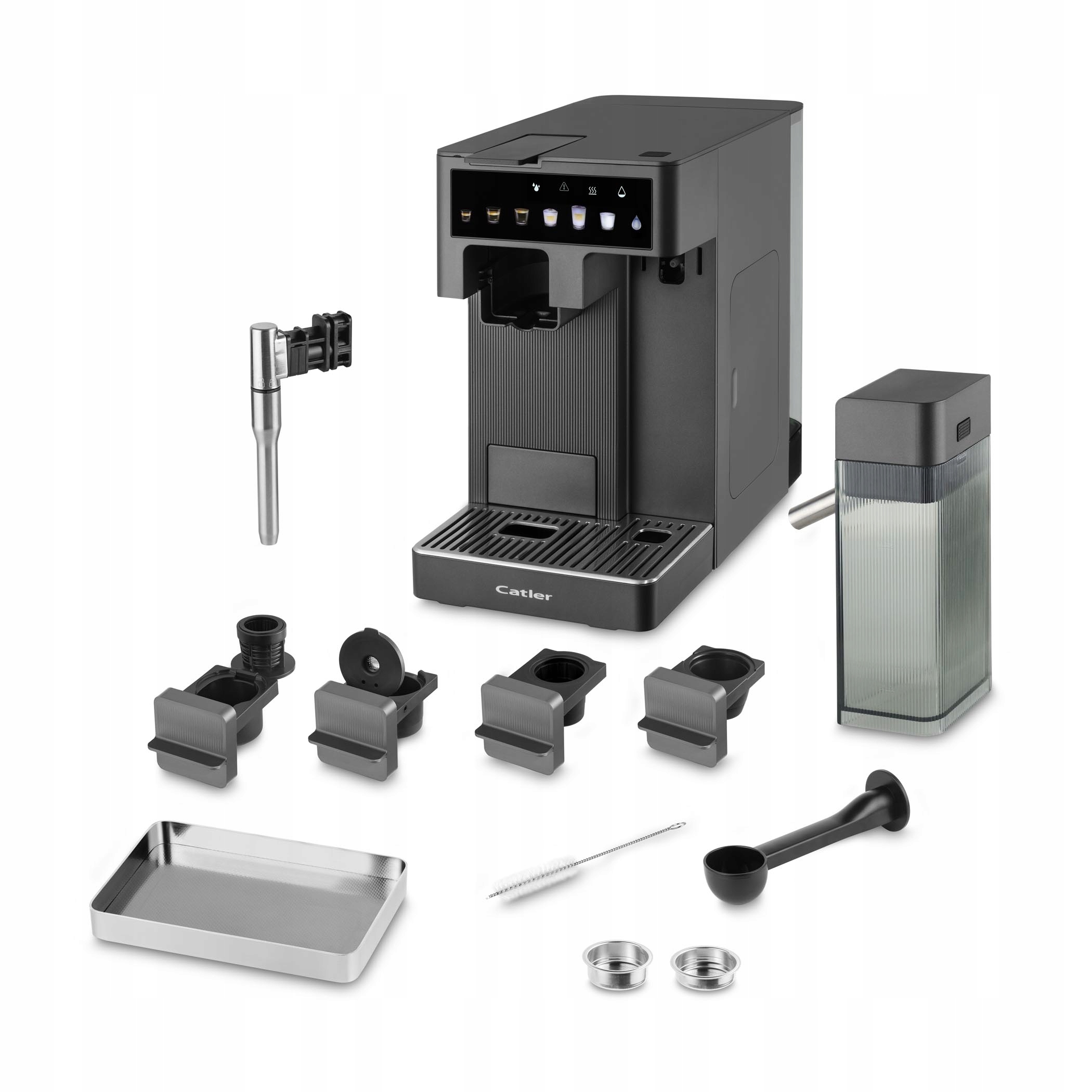 Automatický kávovar Catler na kapsle a LCD mletou kávu - Allegro