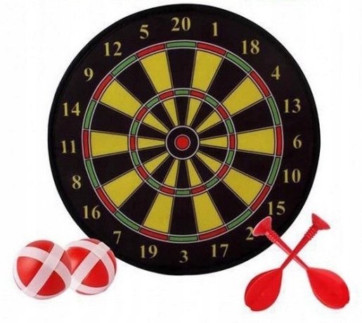 DART GRA NA RZEPY BEZPIECZNE RZUTKI LOTKI DUŻA35cm • Cena, Opinie - Allegro