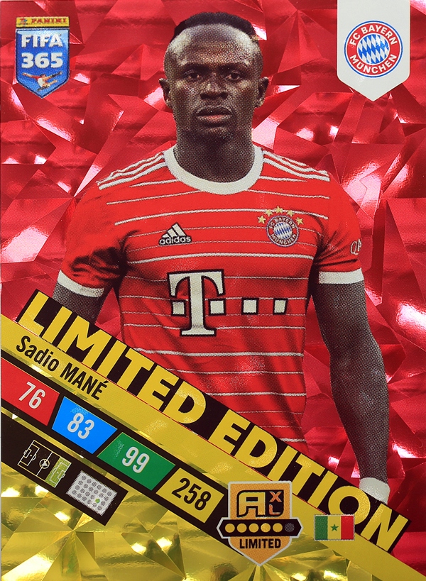 Купить Маленькая карточка Sadio MANE Bayern LIMITED FIFA 2023: отзывы ...
