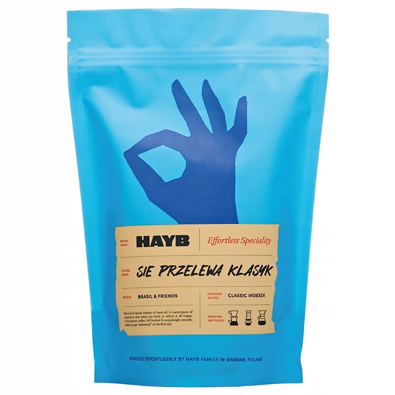 Kawa ziarnista Arabica HAYB Kawa ziarnista HAYB Się Przelewa Klasyk ...