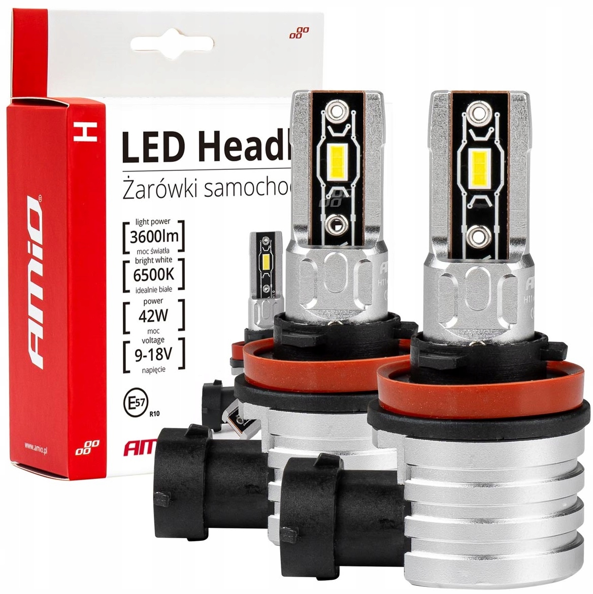 ŻARÓWKI H11 LED MINI HOMOLOGACJA E57 GWARANCJA 6000K SUBARU LEVORG ...