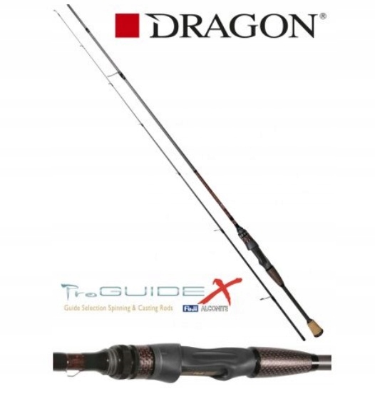 Wędka spinning DRAGON ProGUIDE X-Series / spinn x-fast / FUJI 2.75m 1-10g - 26-82-275 ...