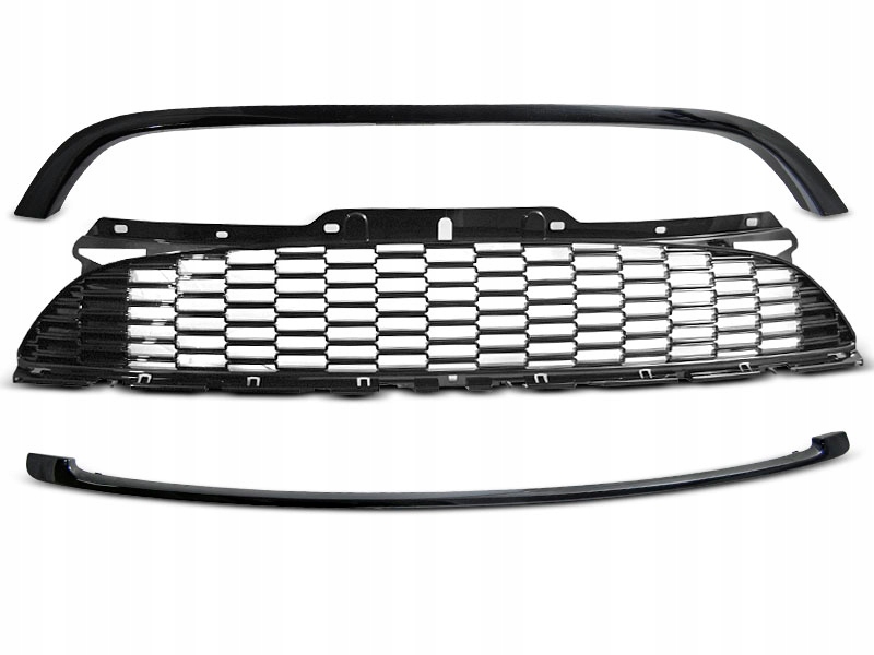 GRILL ATRAPA MINI COOPER S/JCW 06-14 R56/57/55 CZARNY POŁYSK ...