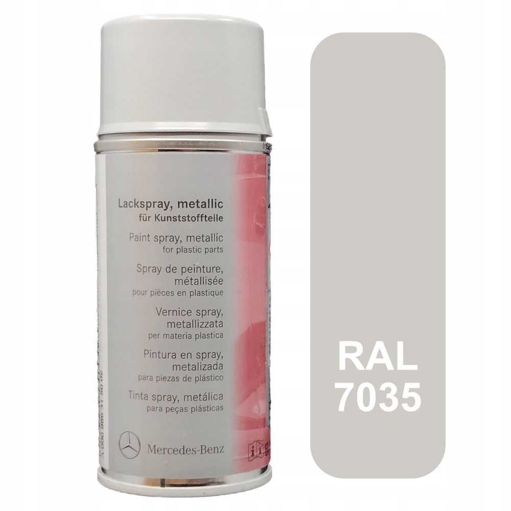 LAKIER SPRAY AKRYLOWY RAL 7035 PÓŁMAT 150ML od Mercedes-Benz ...