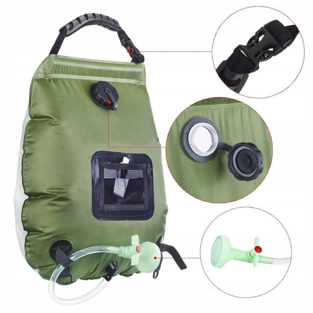 Sprcha přenosná 20L Turistický Solární Camping za 393 Kč - Allegro