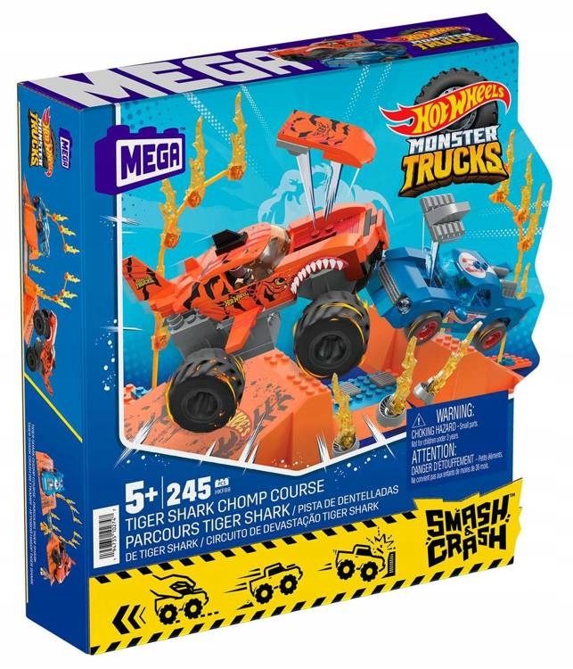 Mega Construx Hot Wheels Monster Trucks sudara se s Tiger Sh