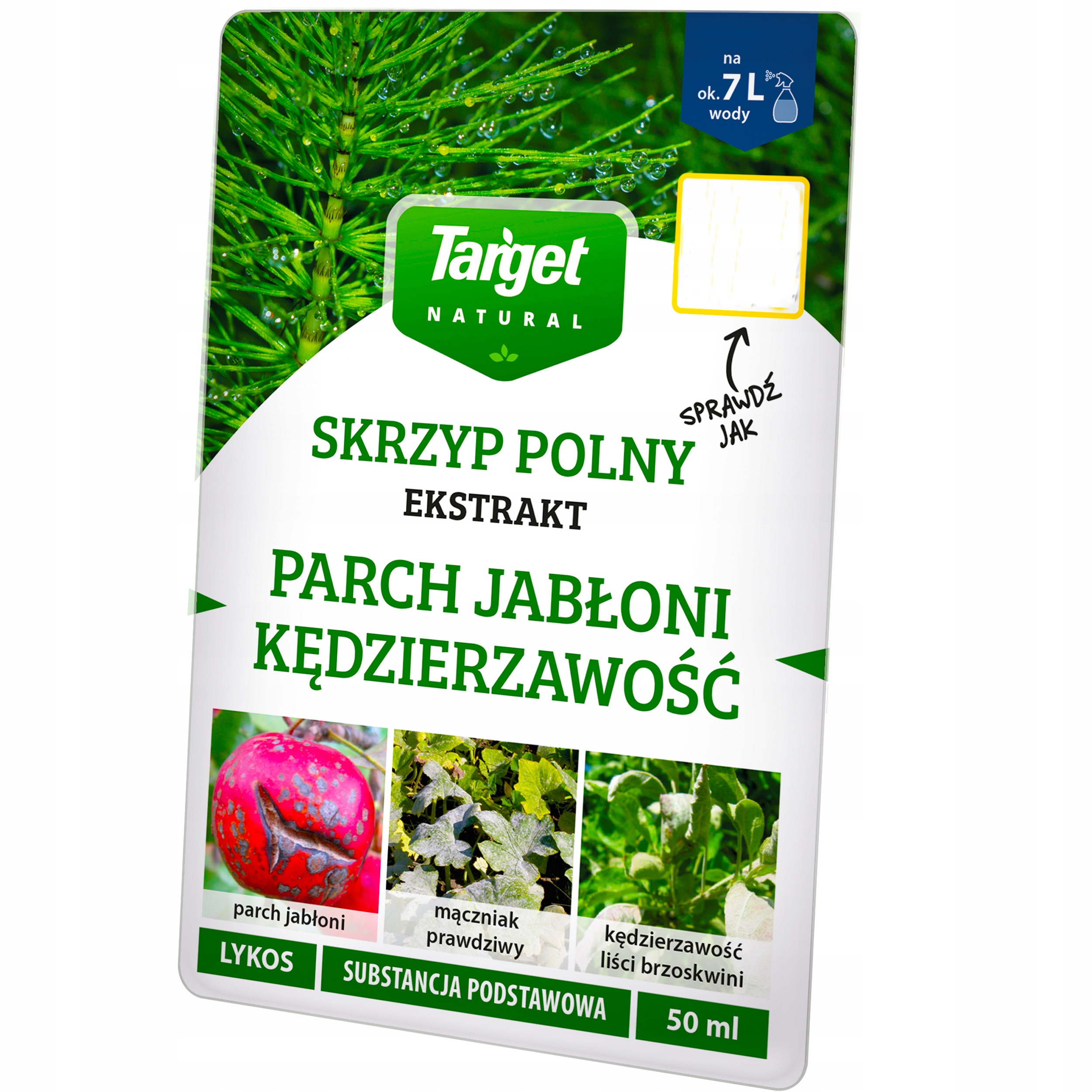 TARGET LYKOS EKSTRAKT SKRZYP POLNY NA CHOROBY PARCH KĘDZIERZAWOŚĆ ...