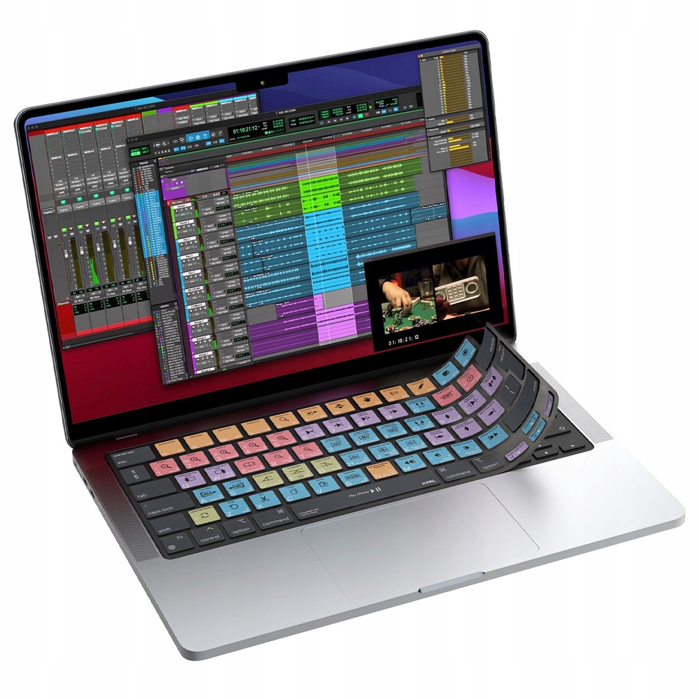 VerSkin Avid Pro Tools Shortcut Keyboard Protector - MacBook Pro 14 VerSkin Avid Pro Tools Shortcut Keyboard Protector - MacBook Pro 14