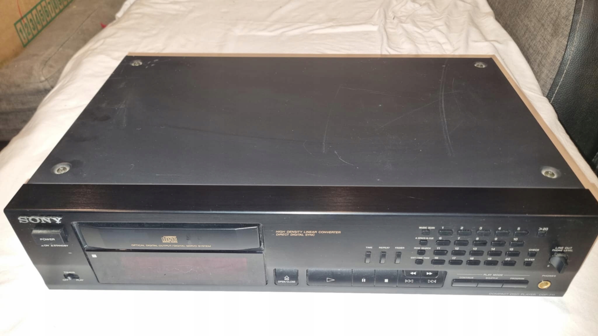 Odtwarzacz CD Sony CDP-711 Digital Optical Output wysoki model Top - Sklep, Opinie, Cena w ...