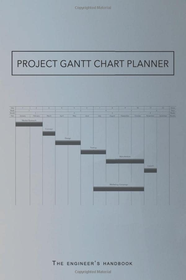 Project Gantt Chart Draft Book: With space for 100 projects ...
