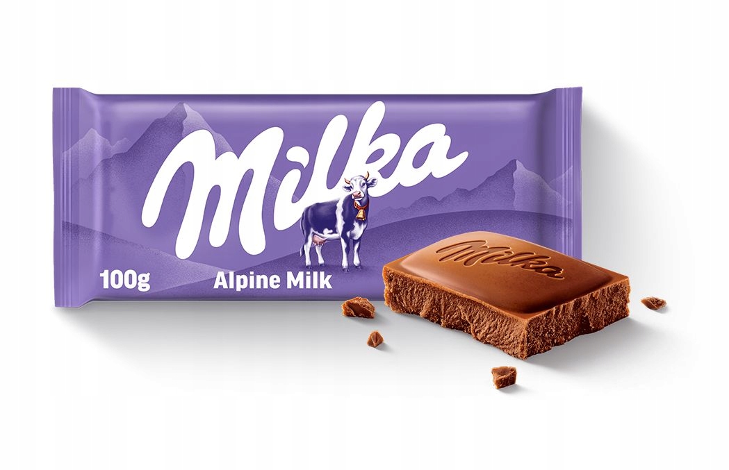 Milka czekolada mleczna Alpine Milk mała tabliczka 100 g na prezent ...