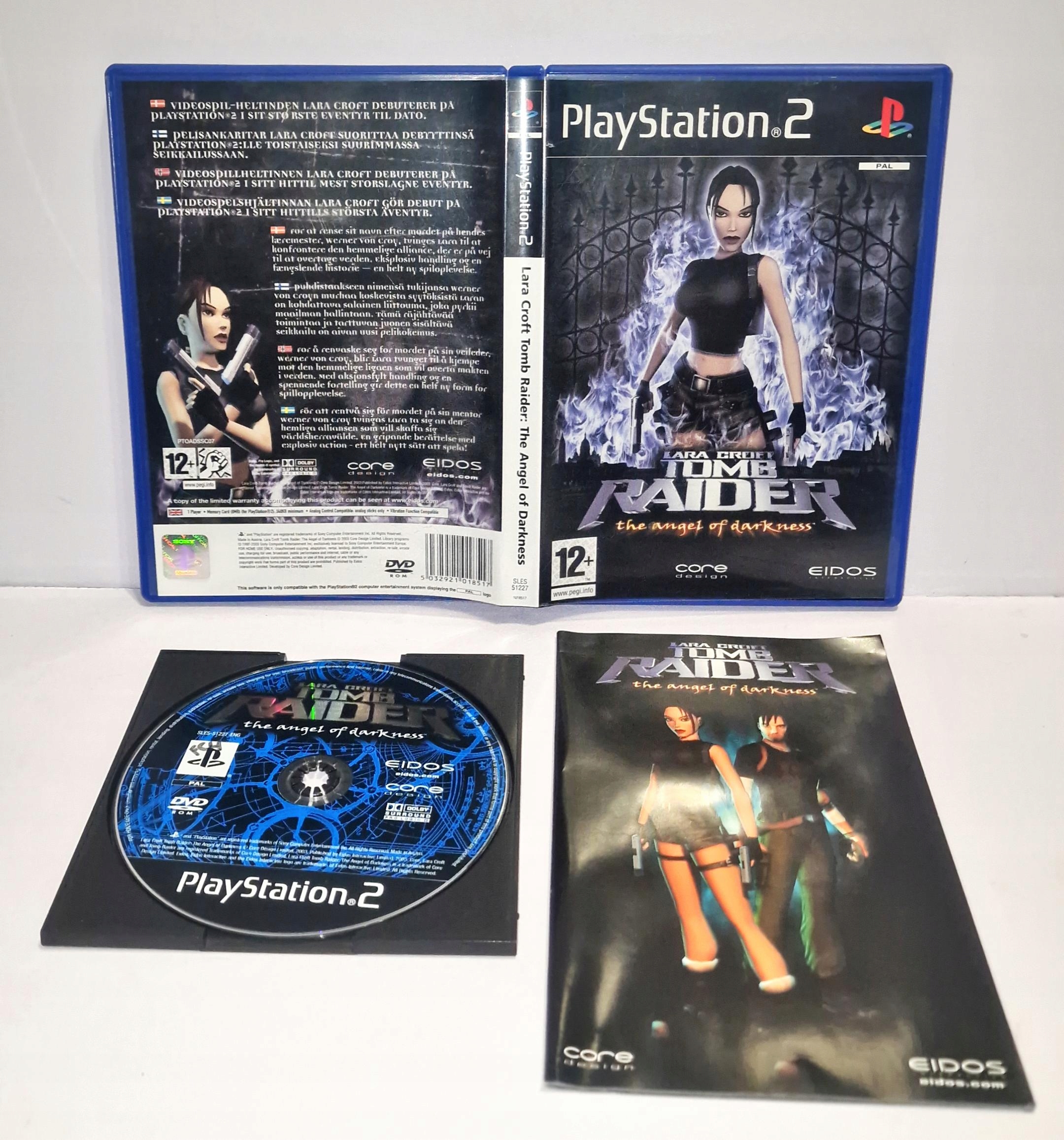 LARA CROFT TOMB RAIDER THE ANGEL OF DARKNESS PlayStation 2 (PS2 ...
