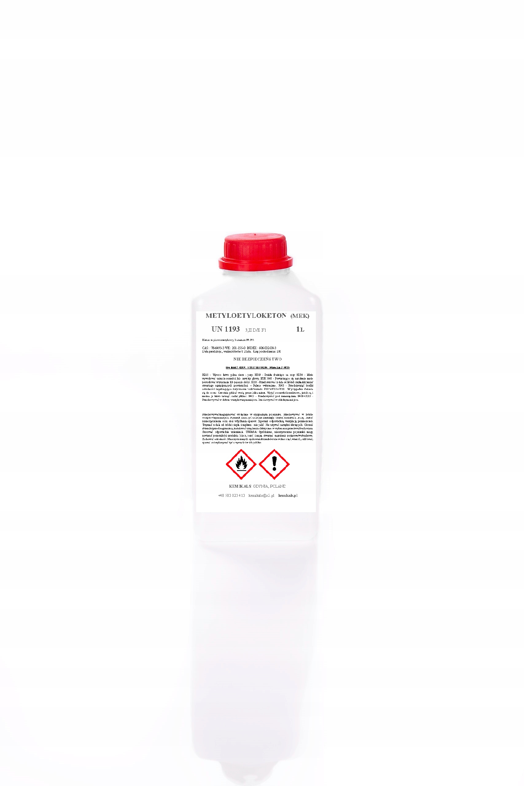 METYLOETYLOKETON 99.9% 1L MEK, BUTANON - porównaj ceny - Allegro.pl