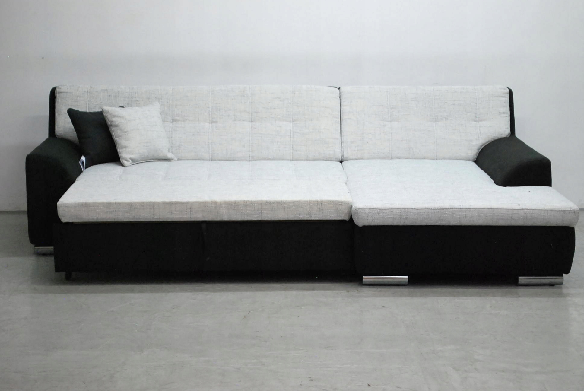 PRA DESIGN NAROŻNIK FUNKCJA spania, rogówka KANAPA tkanina sofa salon ...