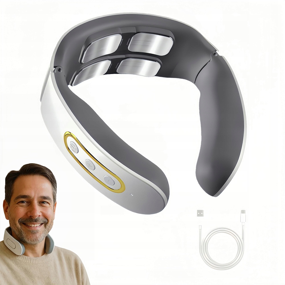 Masážní Přístroj na krk a elektrostimulátor s víceúčelovým vyhříváním ...