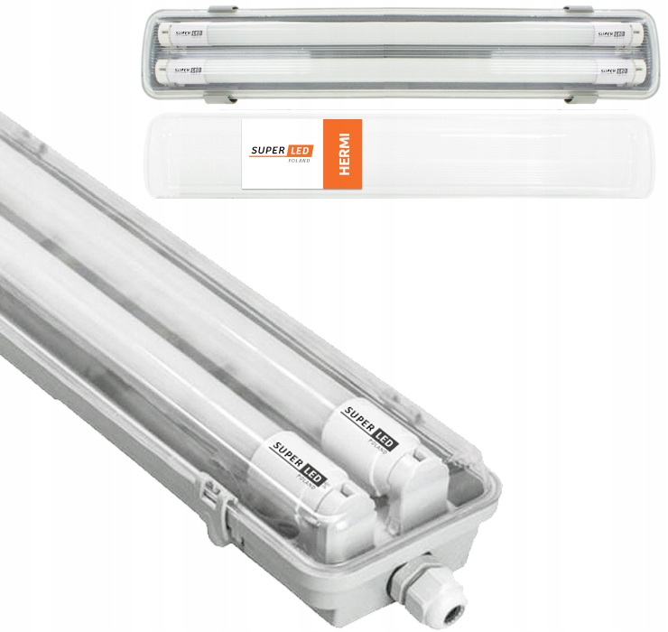 Svítidlo hermetické 60cm + 2x LED zářivky za 235 Kč - Allegro