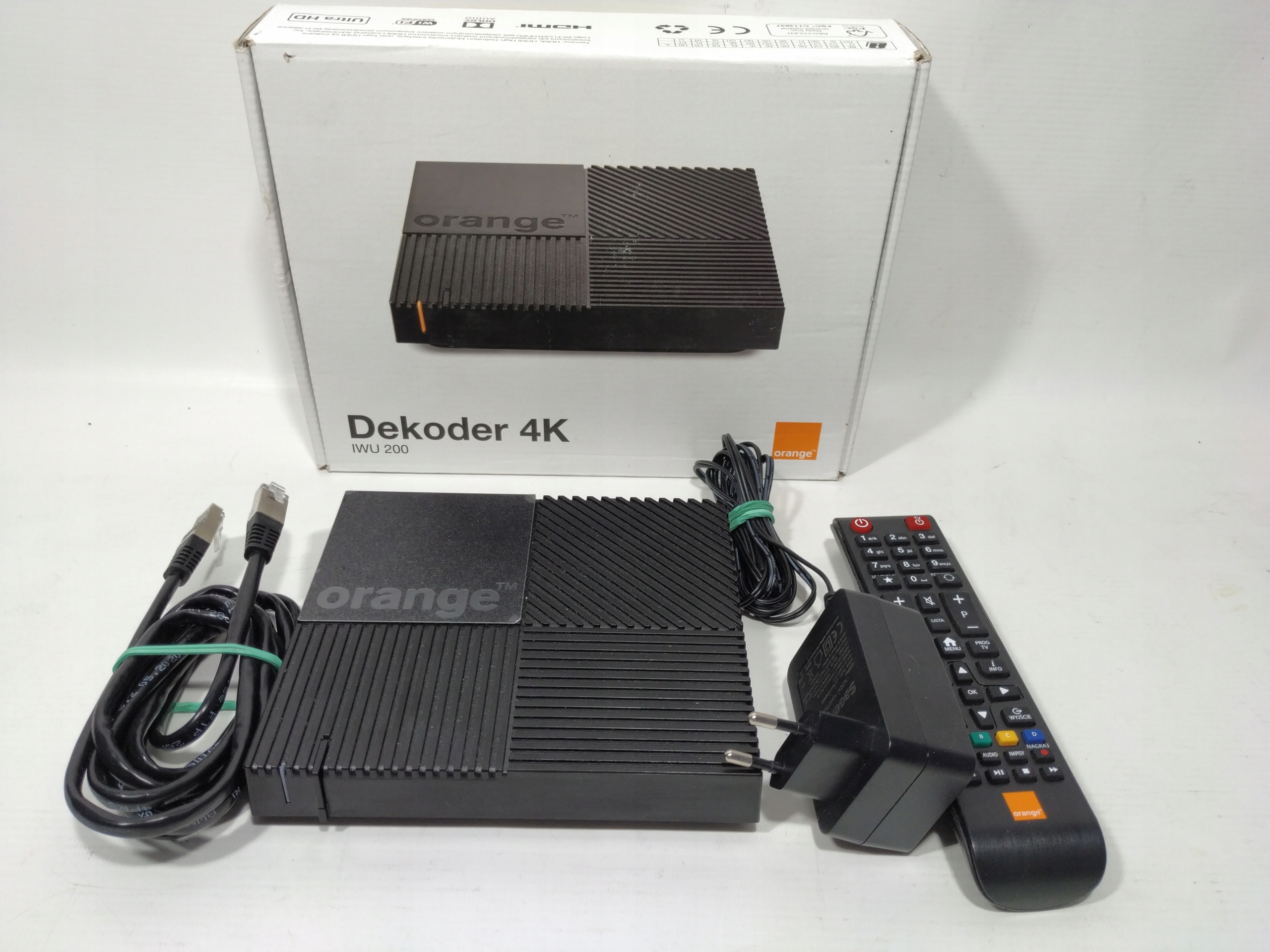 DEKODER 4K SAGEMCOM ORANGE IWU 200 • Opinie - Allegro