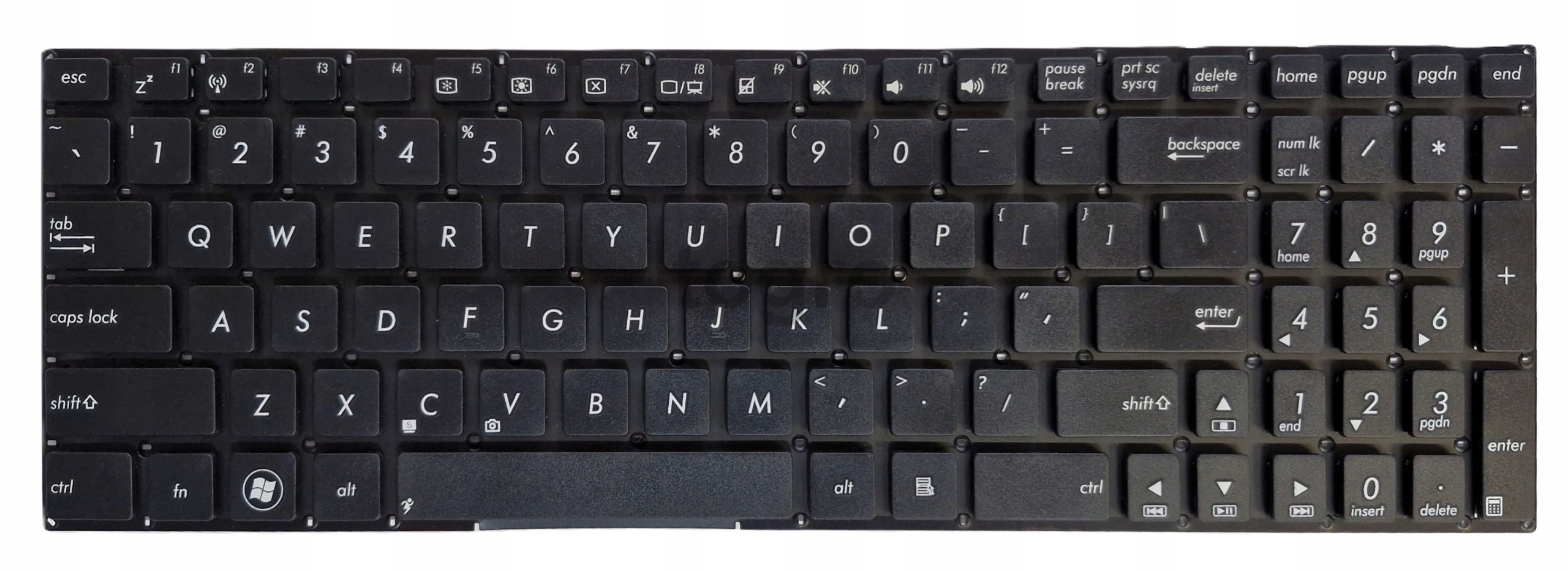 NOVÁ KLÁVESNICE PRO LAPTOPY ASUS ŘADY A550 D550 F550 K550 R510 R556 ...