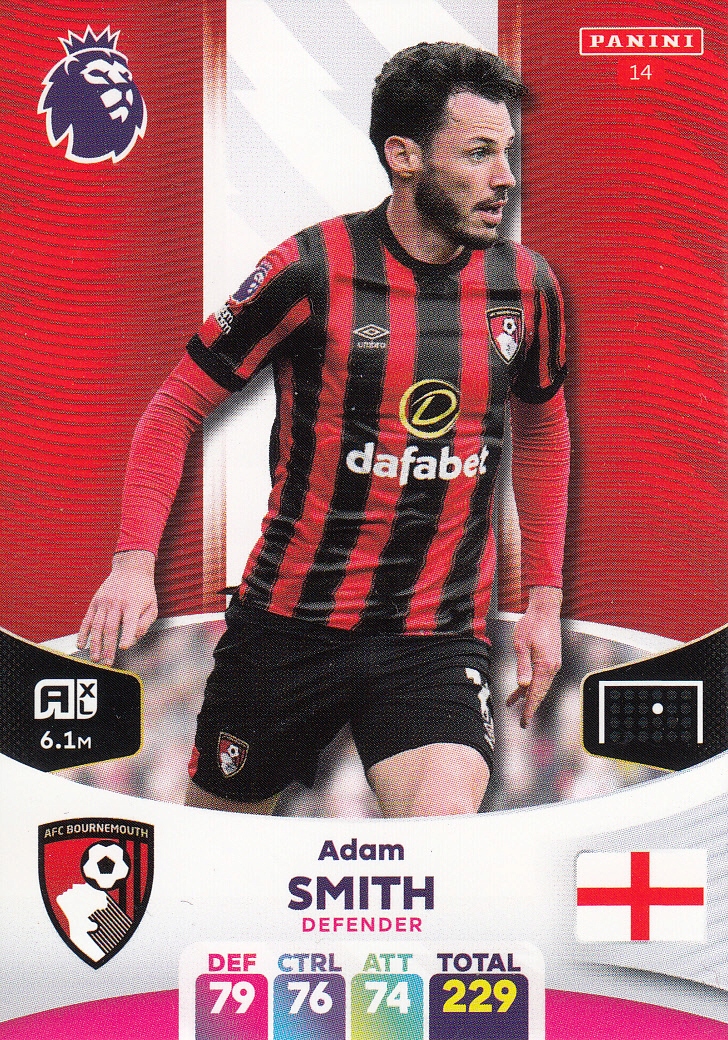 Panini PREMIER LEAGUE 2024 BOURNEMOUTH Smith 14 - 14407728377 - Allegro