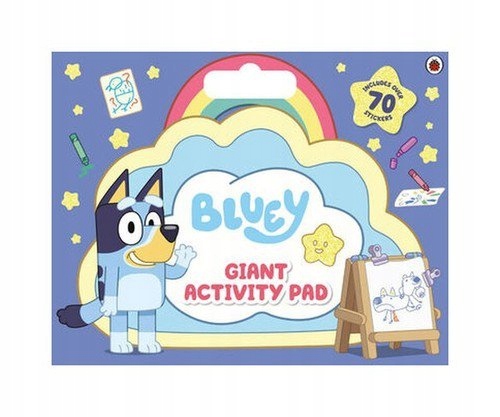 Bluey Giant Activity Pad (17296899651) | Książka Allegro