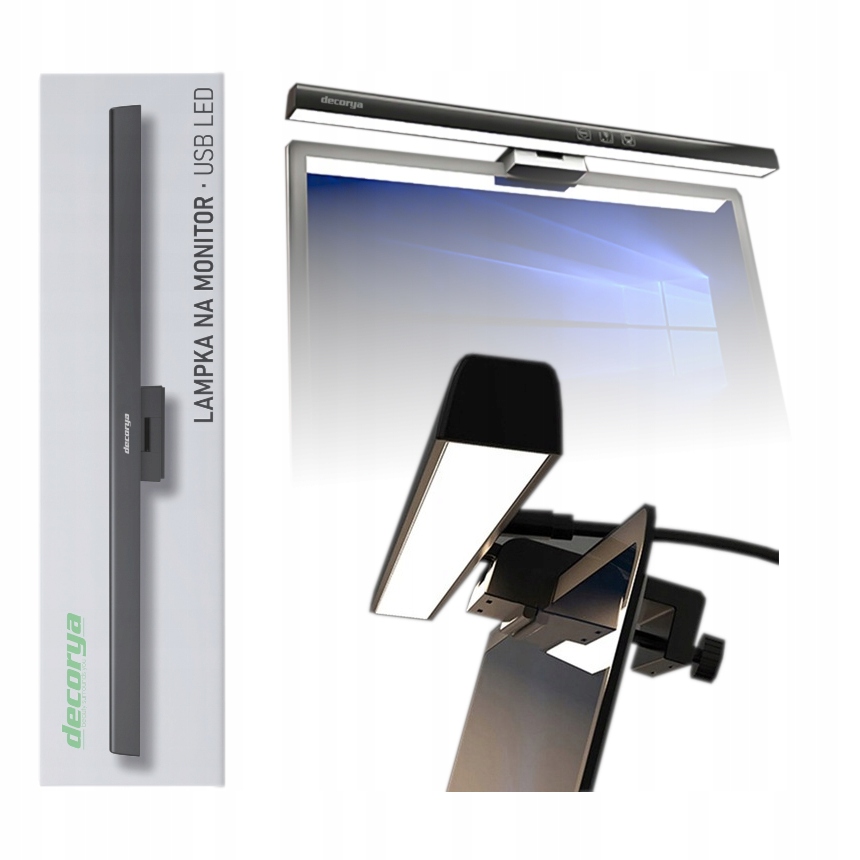 Lampka biurkowa Decorya OfficeLED czarny moc do 5 W (5904194681487 ...