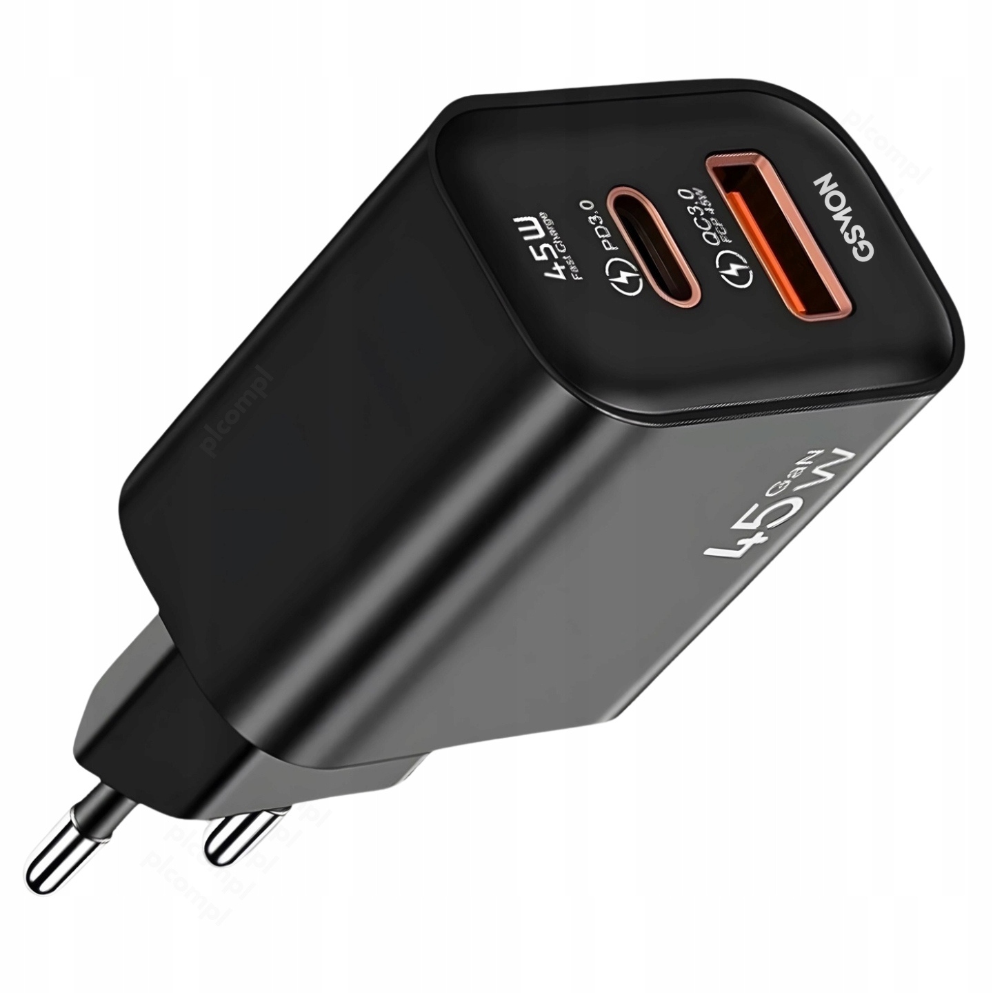 SZYBKA ŁADOWARKA KOSTKA GaN 45W 2xUSB (USB + USB-C) QC 3.0 PD 3A ZASILACZ - Sklep, Opinie, Cena ...
