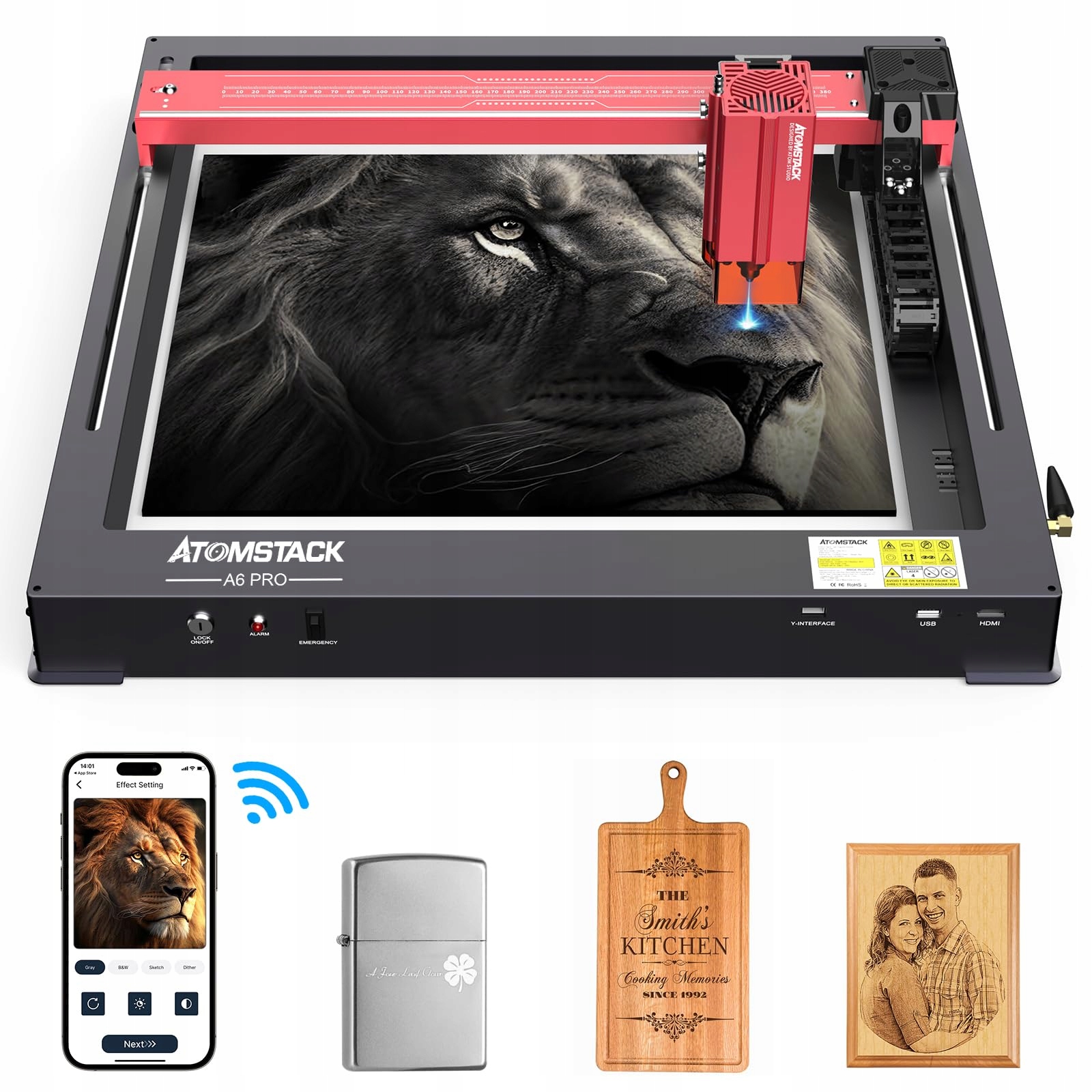 ATOMSTACK A6 Pro 6W Grawerka Laserowa - Sklep, Opinie, Cena w Allegro