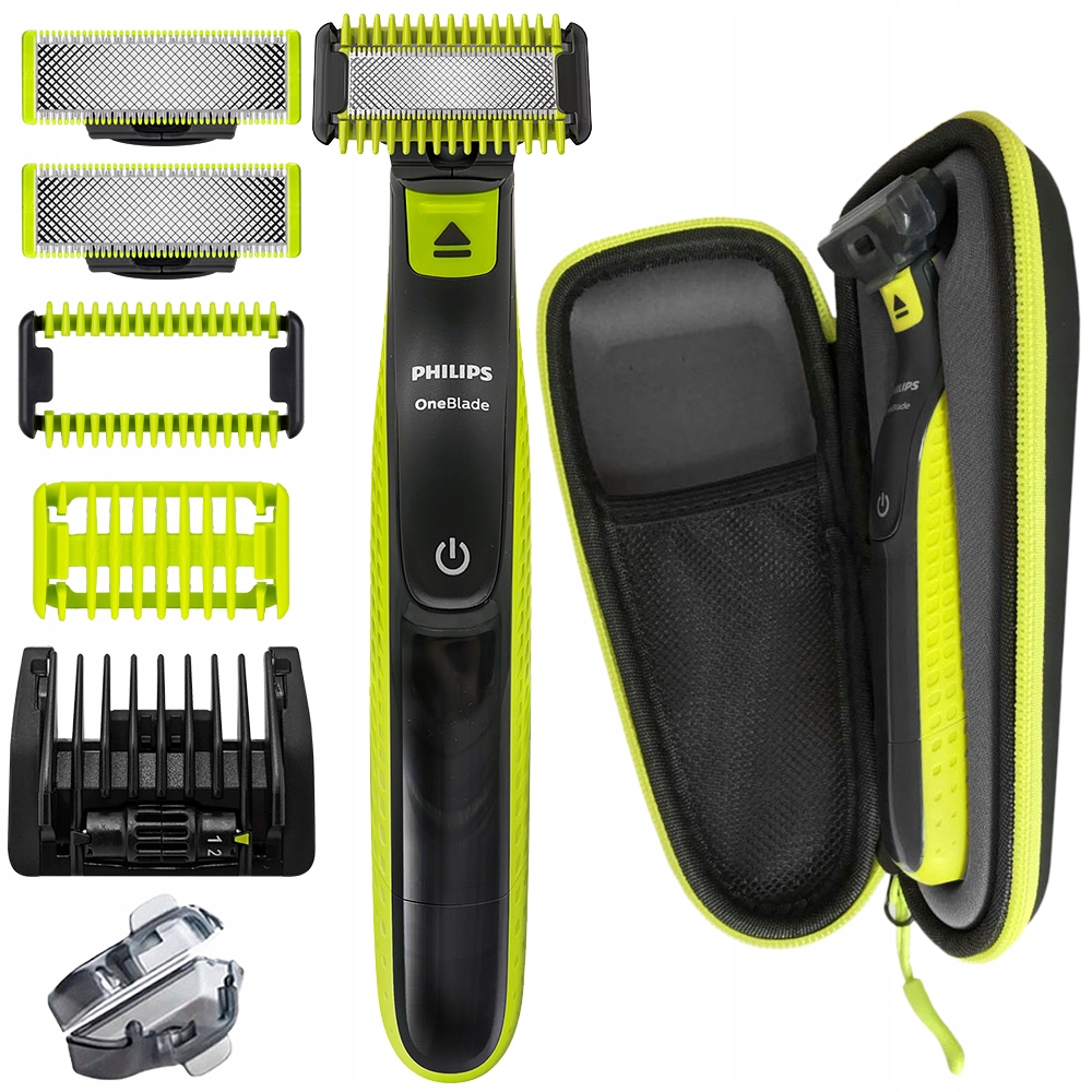 GOLARKA TRYMER PHILIPS ONEBLADE 5w1 MASZYNKA DO TWARZY CIAŁA ETUI 3 ... GOLARKA TRYMER PHILIPS ONEBLADE 5w1 MASZYNKA DO TWARZY CIAŁA ETUI 3 ...