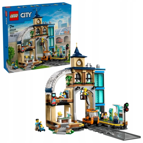 LEGO - CITY - CENTRALNY DWORZEC KOLEJOWY - 60469 (5702017822181) • Cena ...