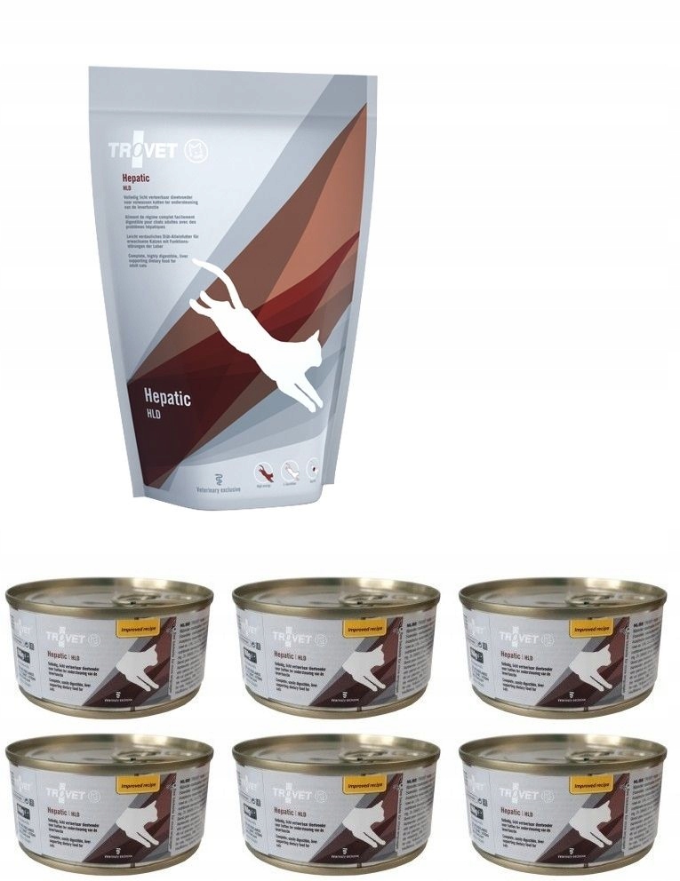 Trovet Cat Hepatic HLD 500g + 6 x 100g - wątrobowo jelitowa dla kotów ... Trovet Cat Hepatic HLD 500g + 6 x 100g - wątrobowo jelitowa dla kotów ...