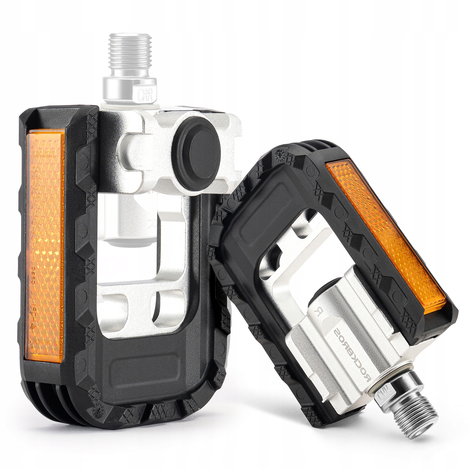 Pedały platformowe Rockbros Pedały Rowerowe Składane czarny - porównaj ...