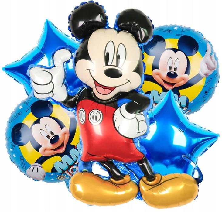 BALON FOLIOWY ZESTAW MYSZKA MIKI MICKEY DUŻY 78cm (5906329919915 ...