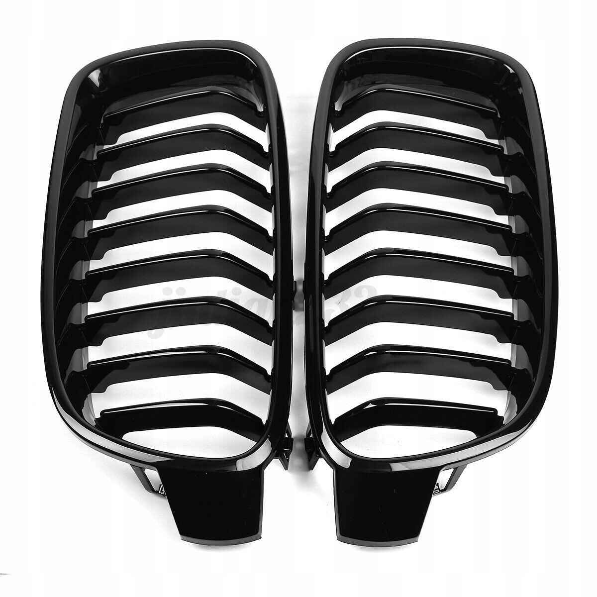 015GB NERKI W GRILL ATRAPY CZARNY POŁYSK dla BMW F30 F31 F35 2011-2017 ...