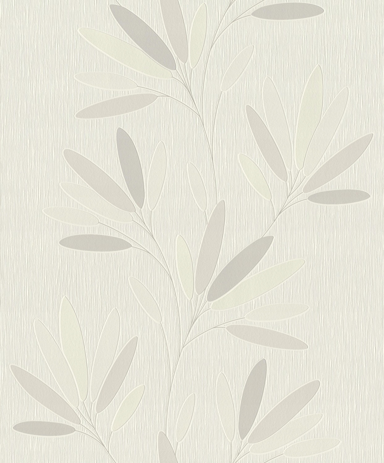 Tapeta ścienna biała w kwiaty liście 808728 Rasch (4000441808728 ...