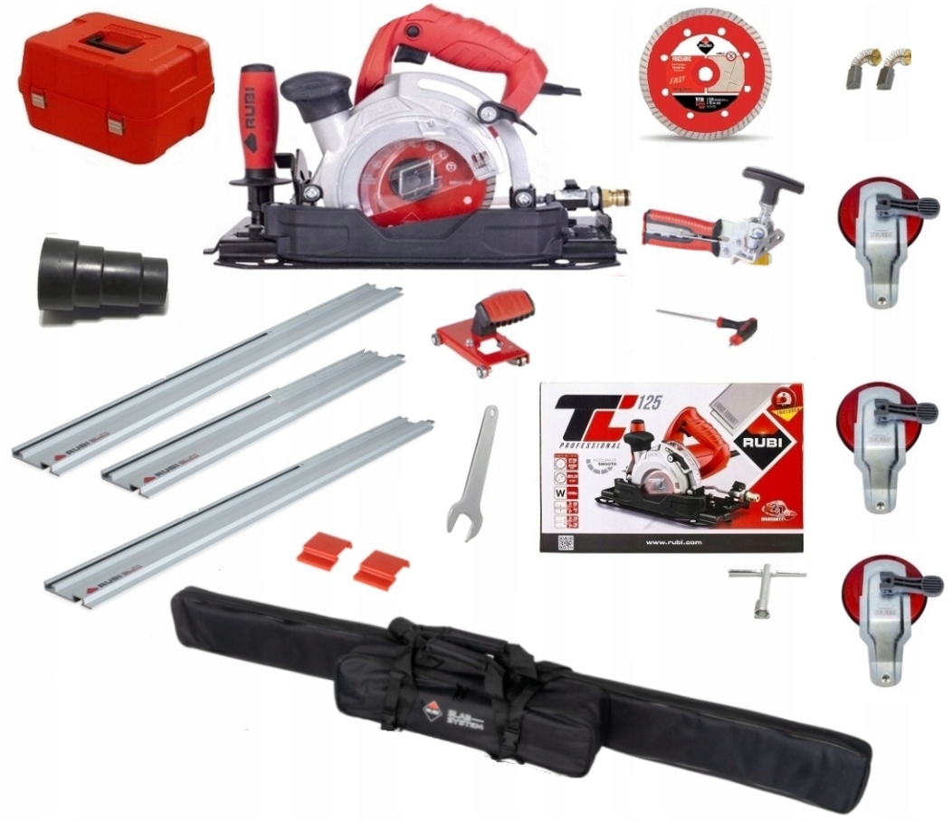 RUBI TC-125 PRZECINARKA TARCZOWA W WALIZCE + RUBI PRZECINARKA SLIM ...