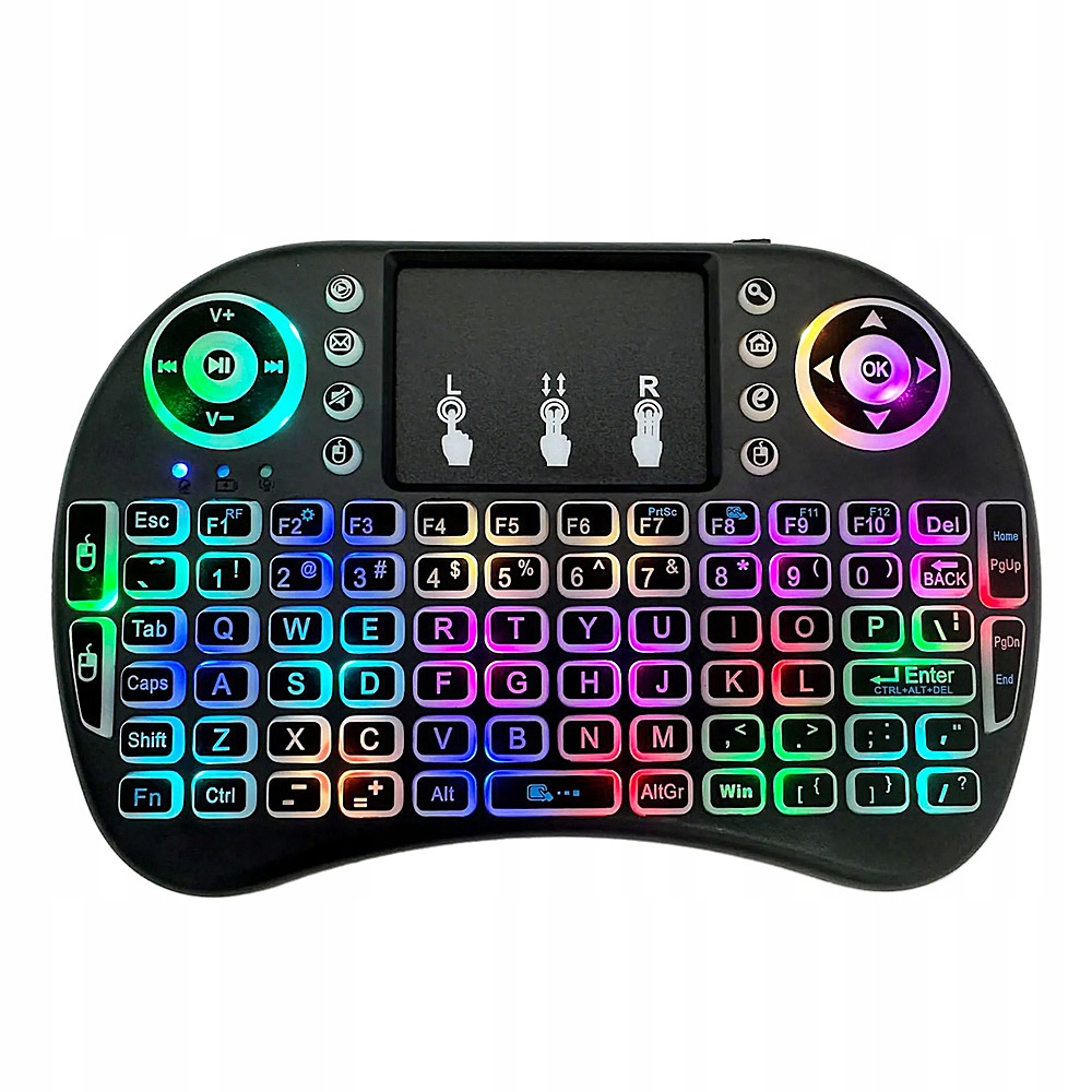 MINI KLAWIATURA BEZPRZEWODOWA LED BT PC SMART TV - Sklep, Opinie, Cena w Allegro.pl