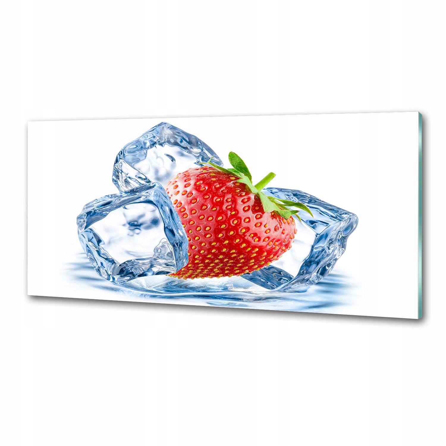 Konyhai panel, Jégkrémes eper mintával, 125x50 cm + RAGASZTÓ, • Ár ...