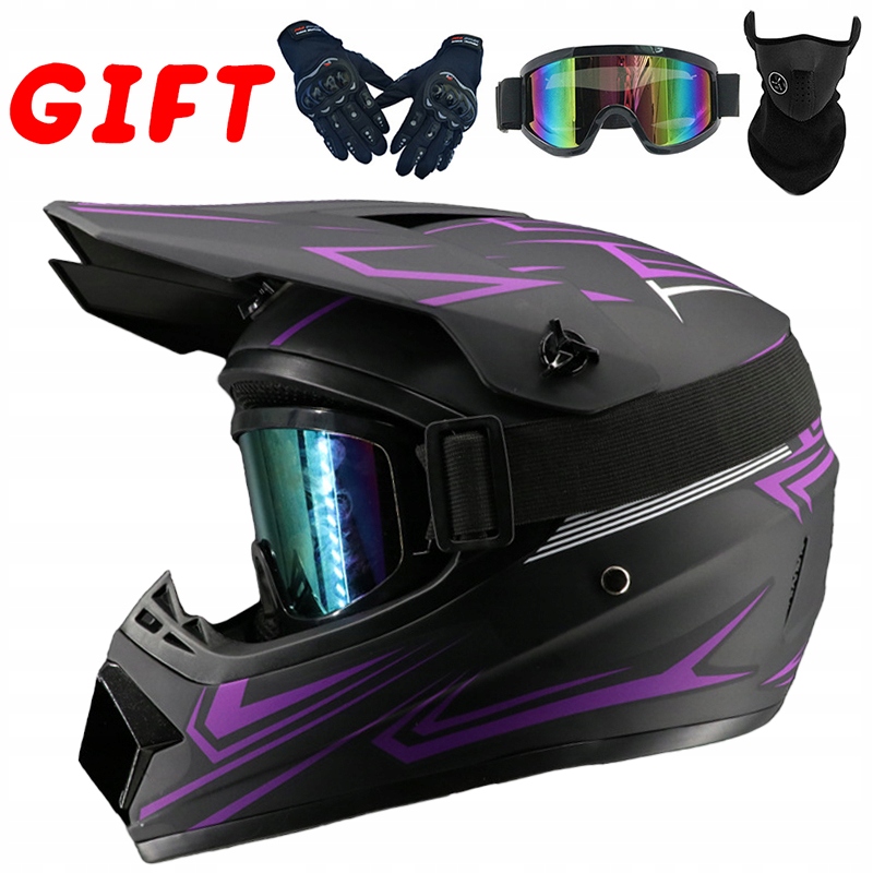 OFF-ROAD ENDURO KASK MOTOCYKLOWY MOTOCROSS RĘKAWICZKI GOGLE MASKA 6954356264132 za 125.00PLN z ...