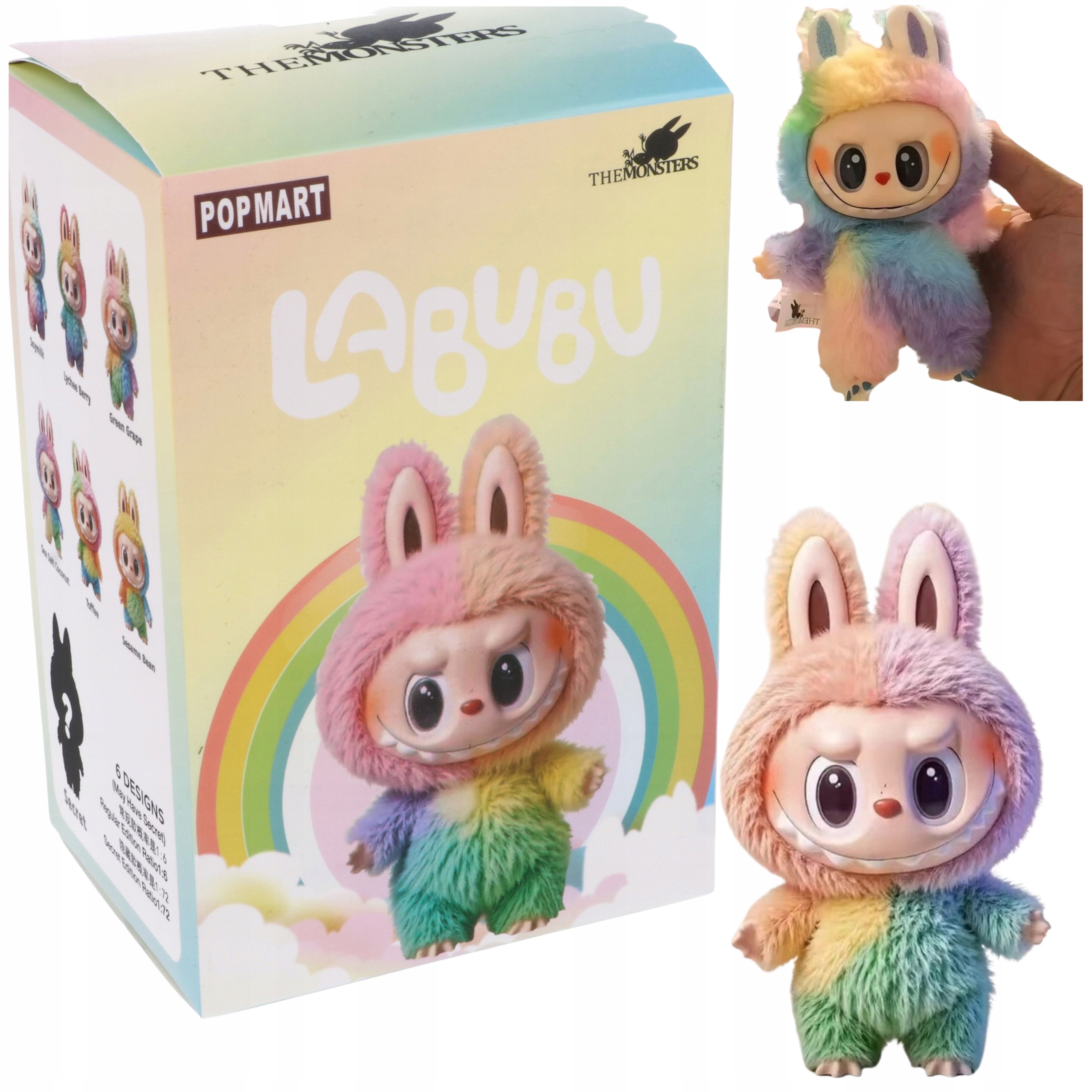 LABUBU MASZKOTKA BABÁCSKA BABA KULCSTARTÓ Figura PLÜSS JÁTÉK ...